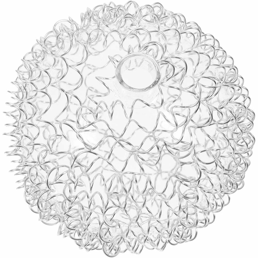 Прозрачный алюминиевый проволочный абажур из стекла для декора