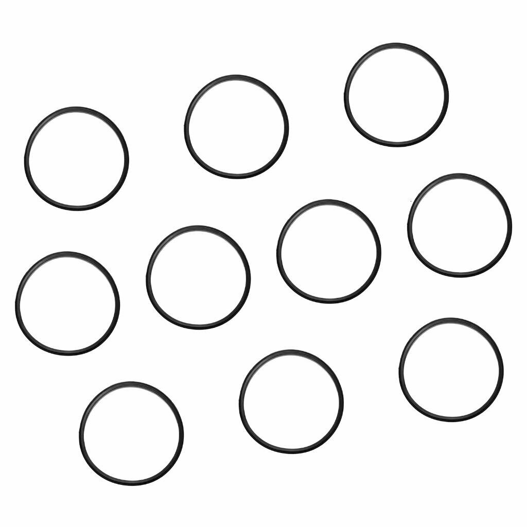 Кольца-уплотнители для крышек кружек, 10 шт, Черный