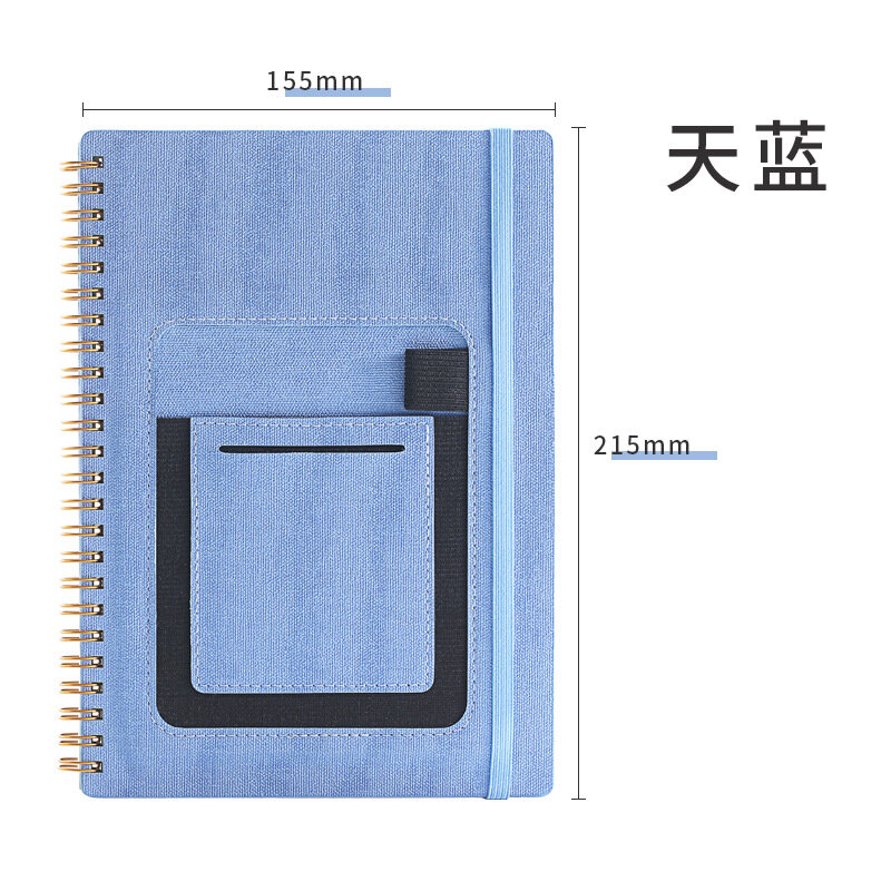 Стираемый блокнот с пружиной, многоразовый блокнот для записей, утолщенный, водонепроницаемый, из каменной бумаги Senyan, настраиваемый блокнот