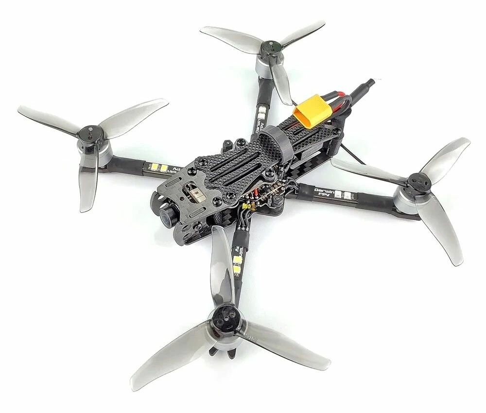 Квадрокоптер DarwinFPV Baby Ape Pro V3 PNP 110457 3S видеопередача Аналоговая версия Baby Ape Pro V3 (дрон)