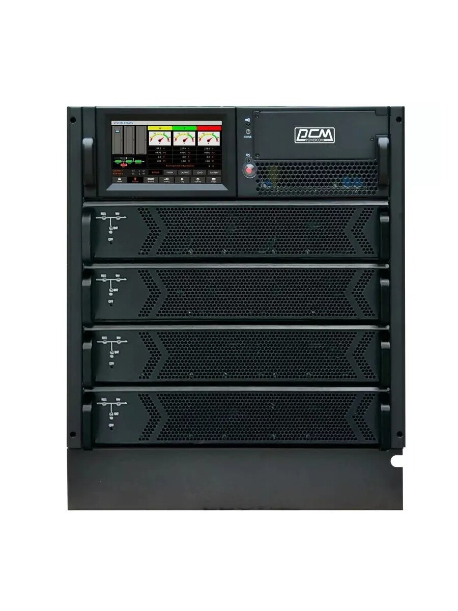 Источник бесперебойного питания Powercom VGD-II-PM10R 10000 Вт, On-line
