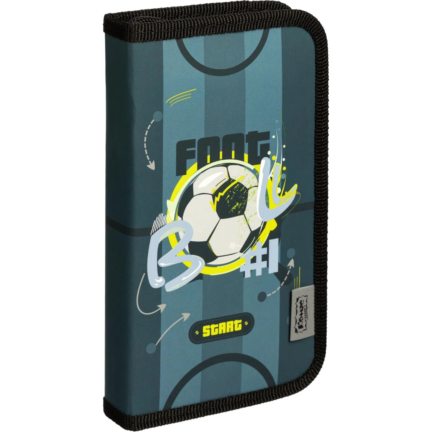 Комплект 47 штук, Пенал Комус Класс Football 1 отд, ламинат, софт тач, 190x110 мм, ПКК 03-6