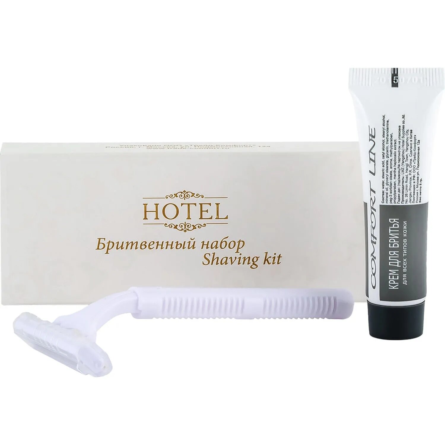 Набор бритвенный HOTEL Бритвенный набор, картон,200шт.