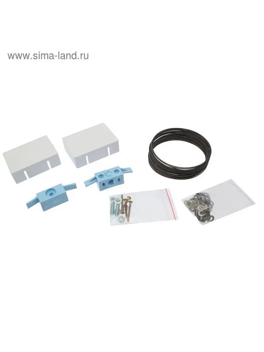 Двухрядный металлический струнный карниз на 5 м