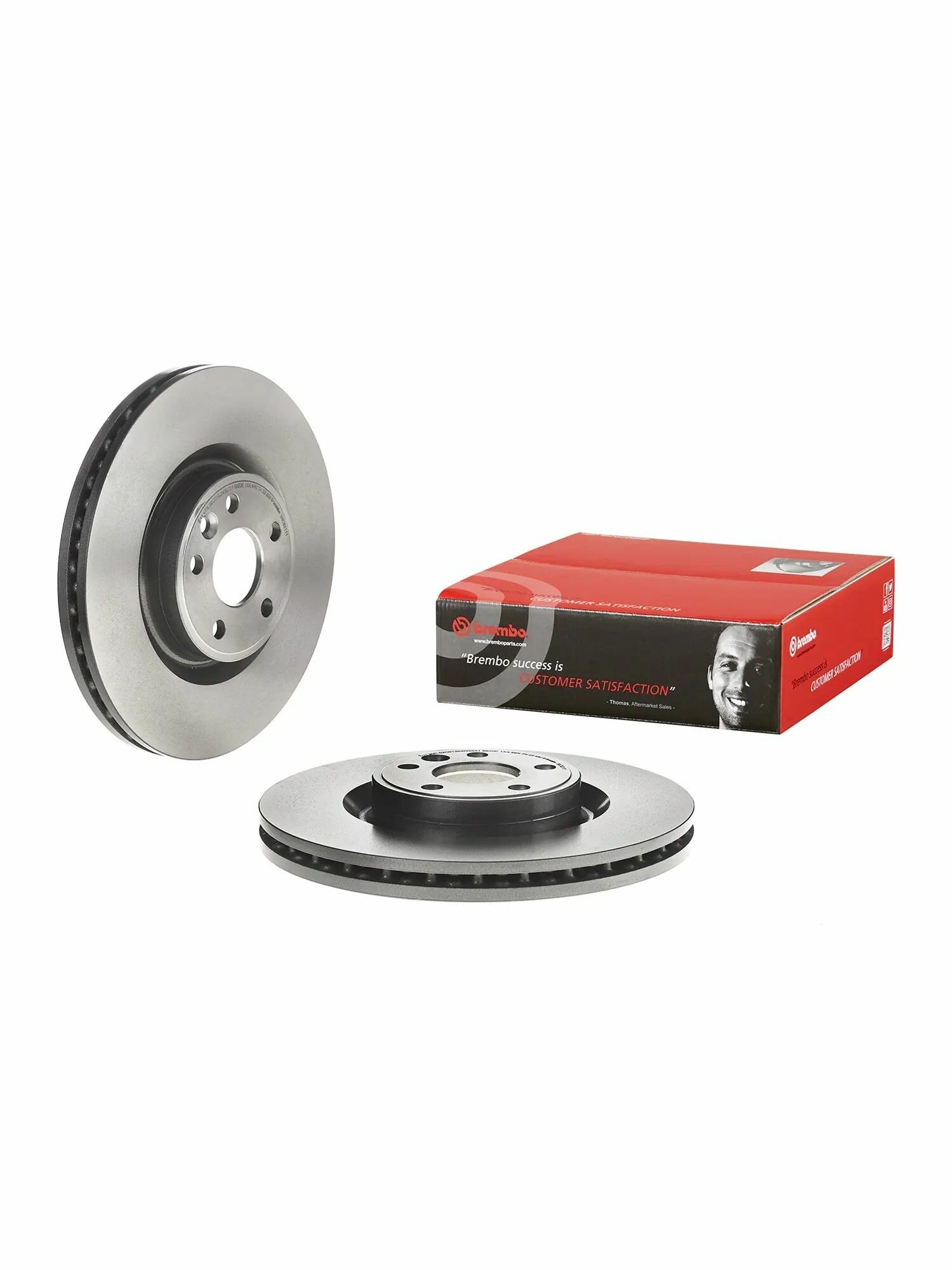 Диск тормозной вентилируемый передний BREMBO (09. C821.11) Prime UV Coated