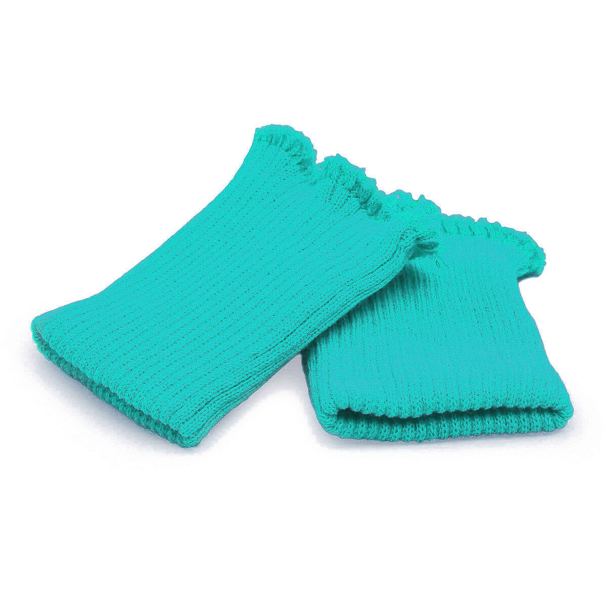 Манжеты на рукава трикотажные 7*9,5 см, 1 пара, средней плотности, 14 класс, раппорт 2х2, Айрис (изумрудный город)