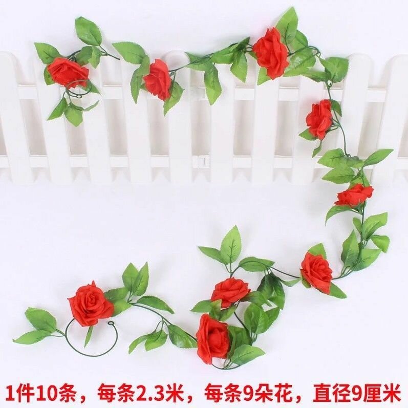 Искусственный виноградный лист, фальшивая цветочная лоза, зеленые листья, водяная труба, потолочное украшение, пластиковые зеленые листья редиса