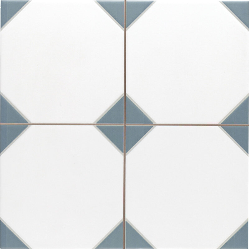 Керамический гранит Realonda Canterbury Blue 33*33 , квадратная, узор, матовая,33*33 см (цена за 1 м2)