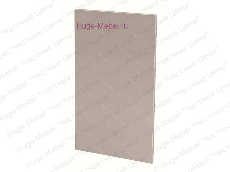 Кухонный фасад Ф-220 кофе с молоком глянец (Ксения) Huge Mebel . Ширина 396 Высота 916. Кухонные фасады
