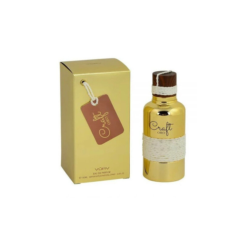 Парфюмерная вода для мужчин Vurv Craft Oro 100 мл / Духи Вурв Крафт Оро / Золотое мастерство