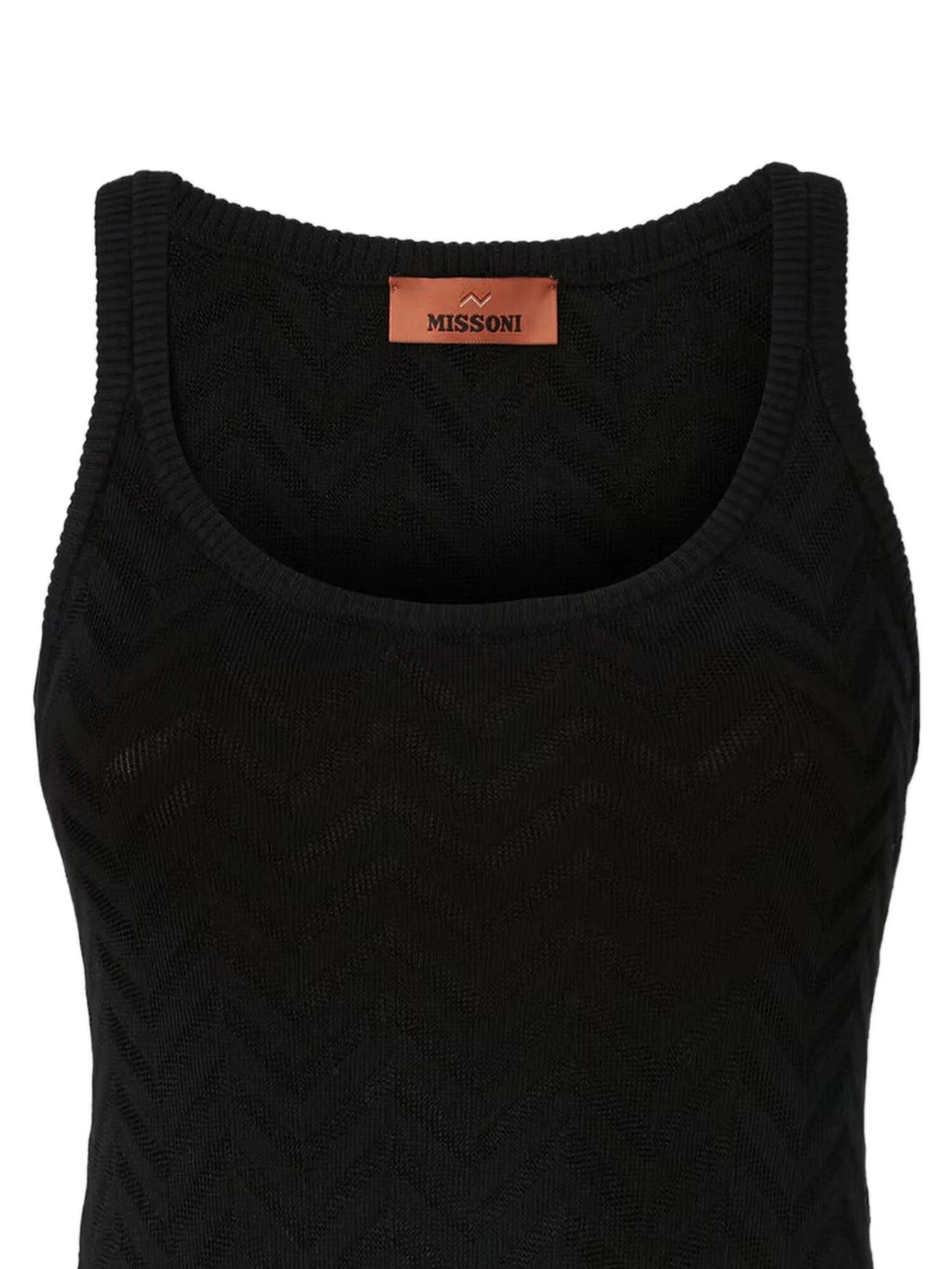 Топ Missoni Lamé tank top, размер 44, черный — фото 1