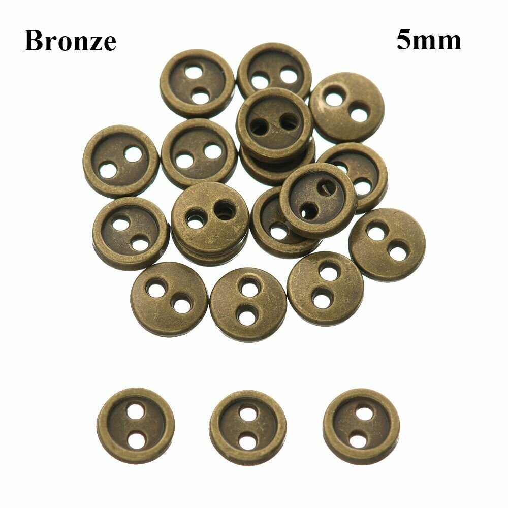 20pcs Мини металлические кнопки