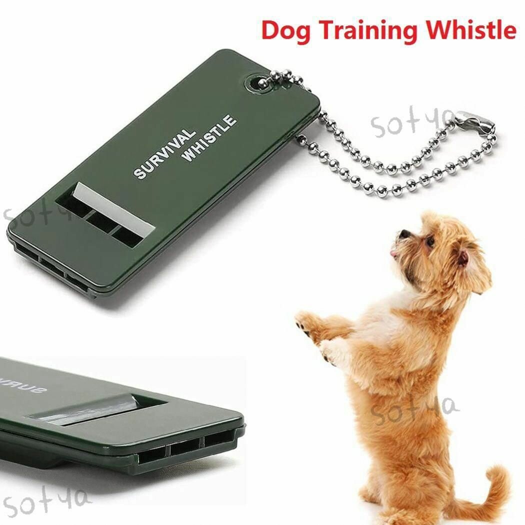 Ультразвуковой свисток из нержавеющей стали для дрессировки собак и управления поведением домашних животных