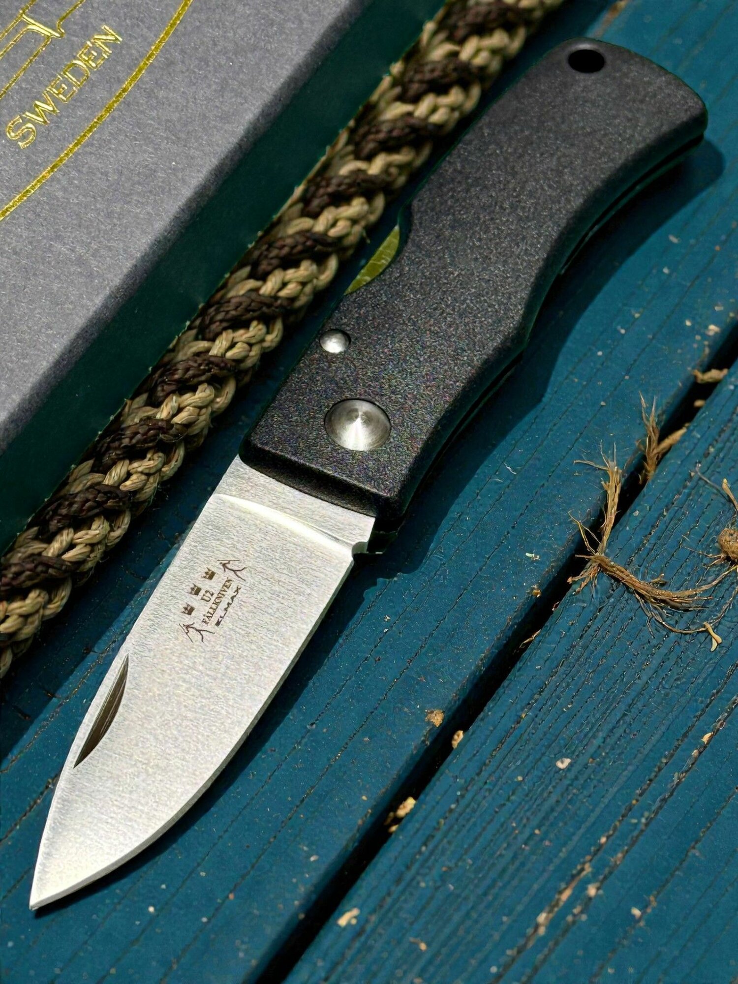 Нож складной Fallkniven FNU2CYELMAX U2, Elmax Blade