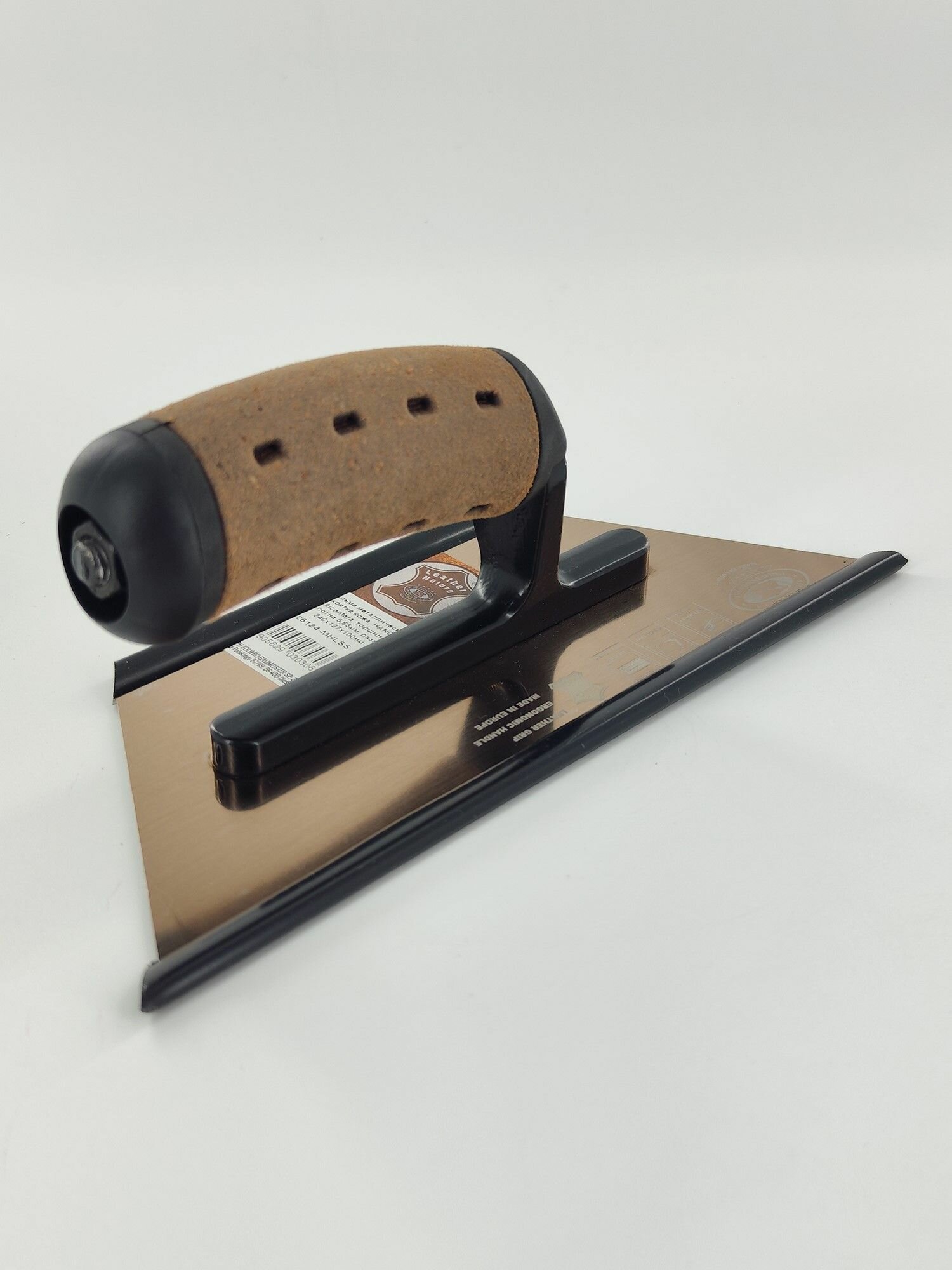 Кельма венецианская Olejnik Premium Gold Line Flex 126124-MHLSS кожа алькантара (240*127*100мм)