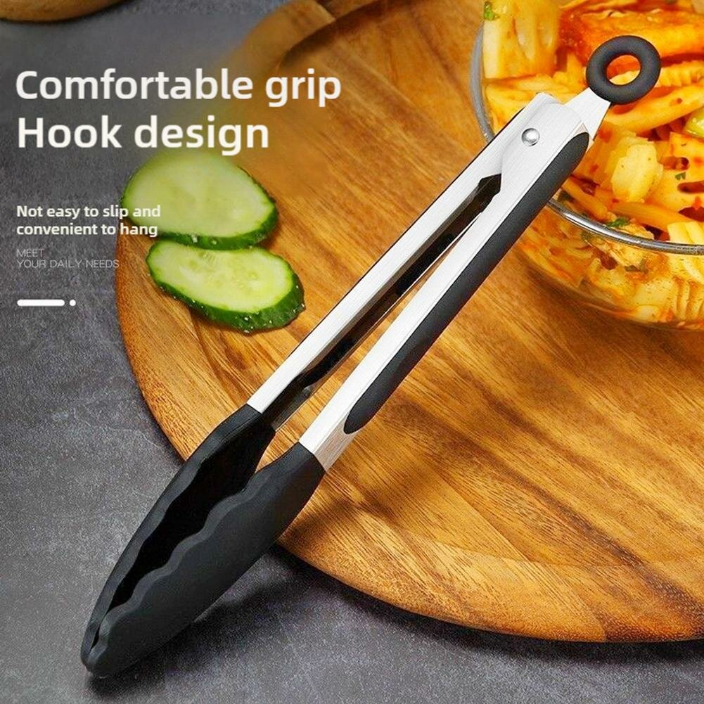 Силиконовые, щипцы для гриля и барбекю, кулинарные, для пасты