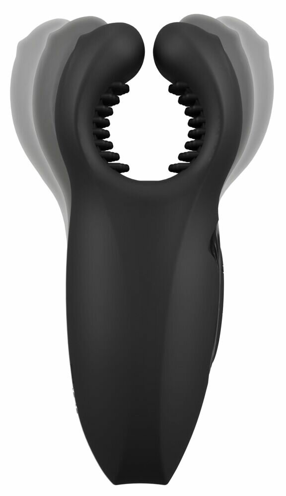 Мужской вибратор-стимулятор Man Wand with Vibration and Moving Wings, цвет черный