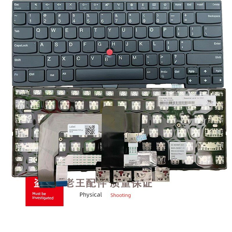 Подходит для замены клавиатуры Thinkpad Lenovo IBM T470 T480 A475 A485, новая, с подсветкой. ничего_Совершенно новый
