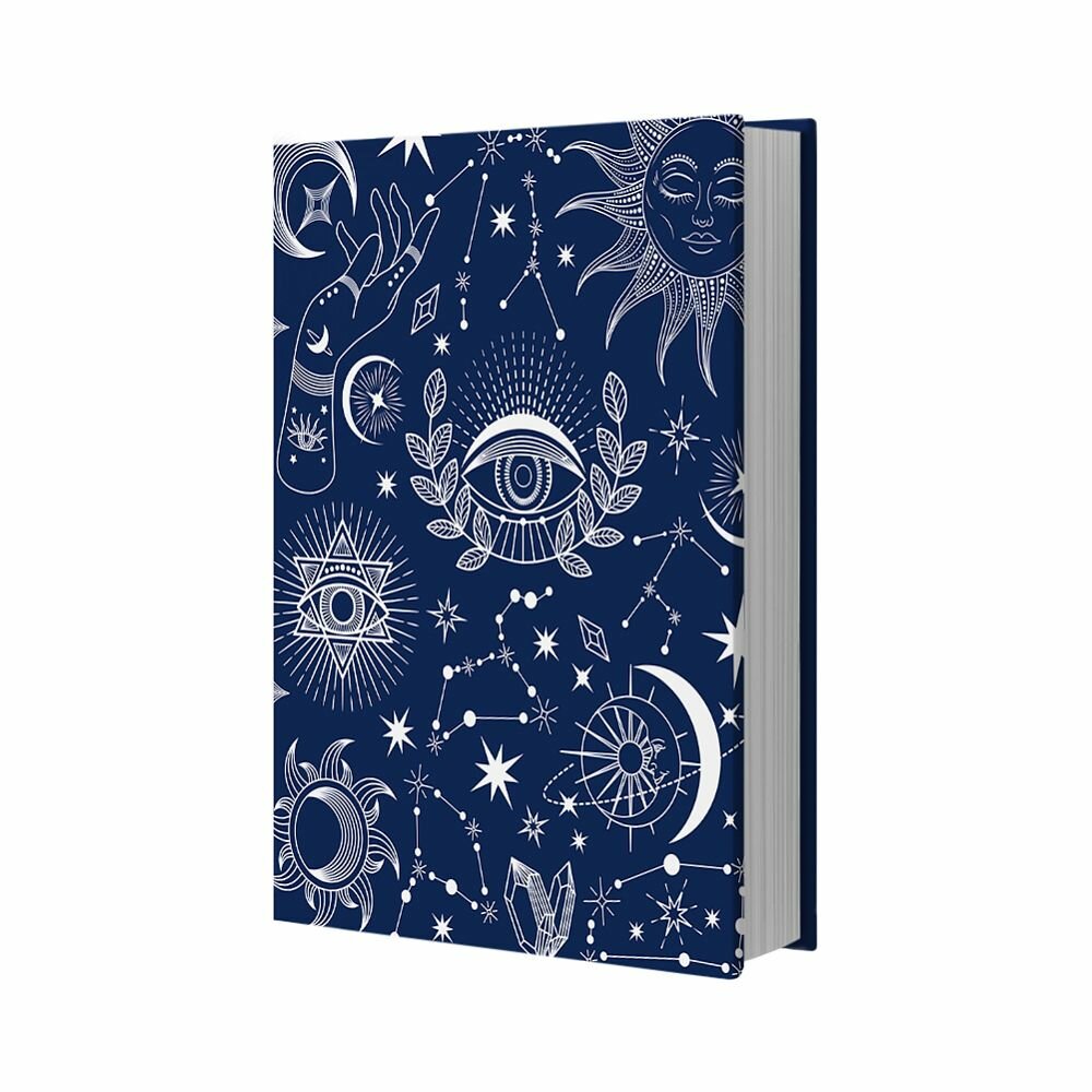 1 шт. тканевая эластичная обложка для книги, прямоугольная, Moon, 400x485 мм