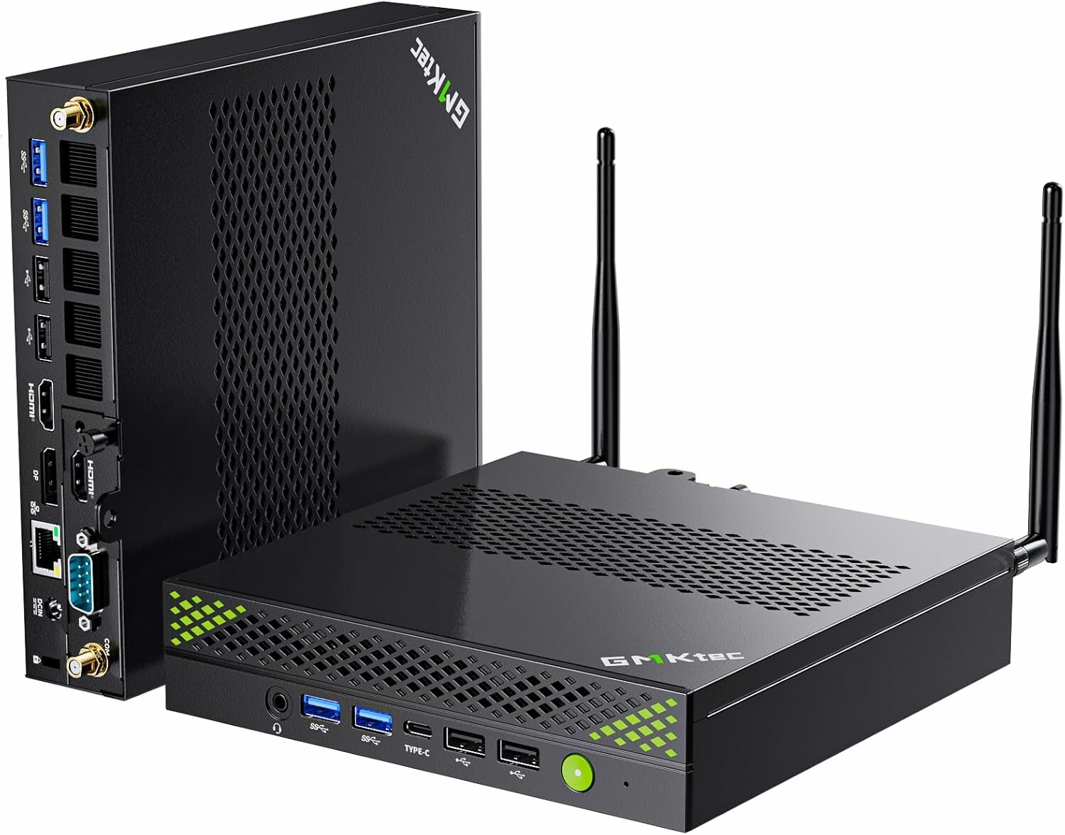 Мини ПК Рабочая станция GMKtec GMK K10，Intel Core i9 13900HK(14C/20T) up to 5.4GHz，RAM 32GB，ROM 1TB SSD，DDR5，WIN11 Pro