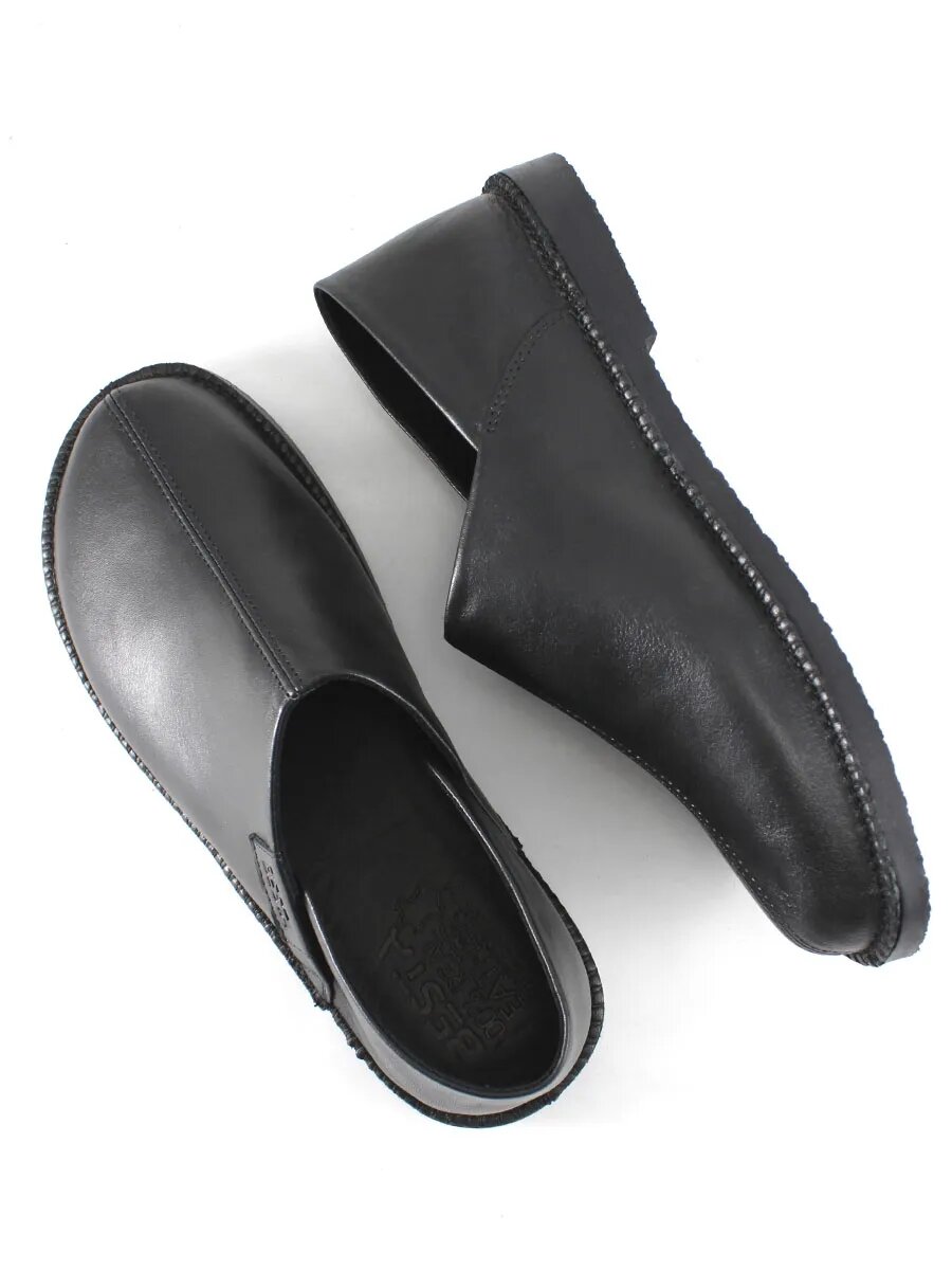 Туфли Босоногие сабо кожаные 