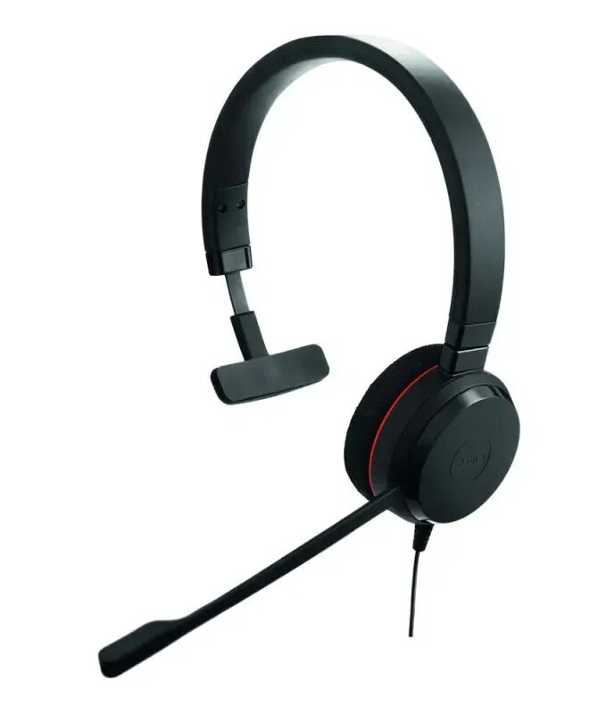 Гарнитура Jabra EVOLVE 20 MS Mono с микрофоном, наушники с микрофоном для компьютера, для колл центра, для ноутбука, для офиса