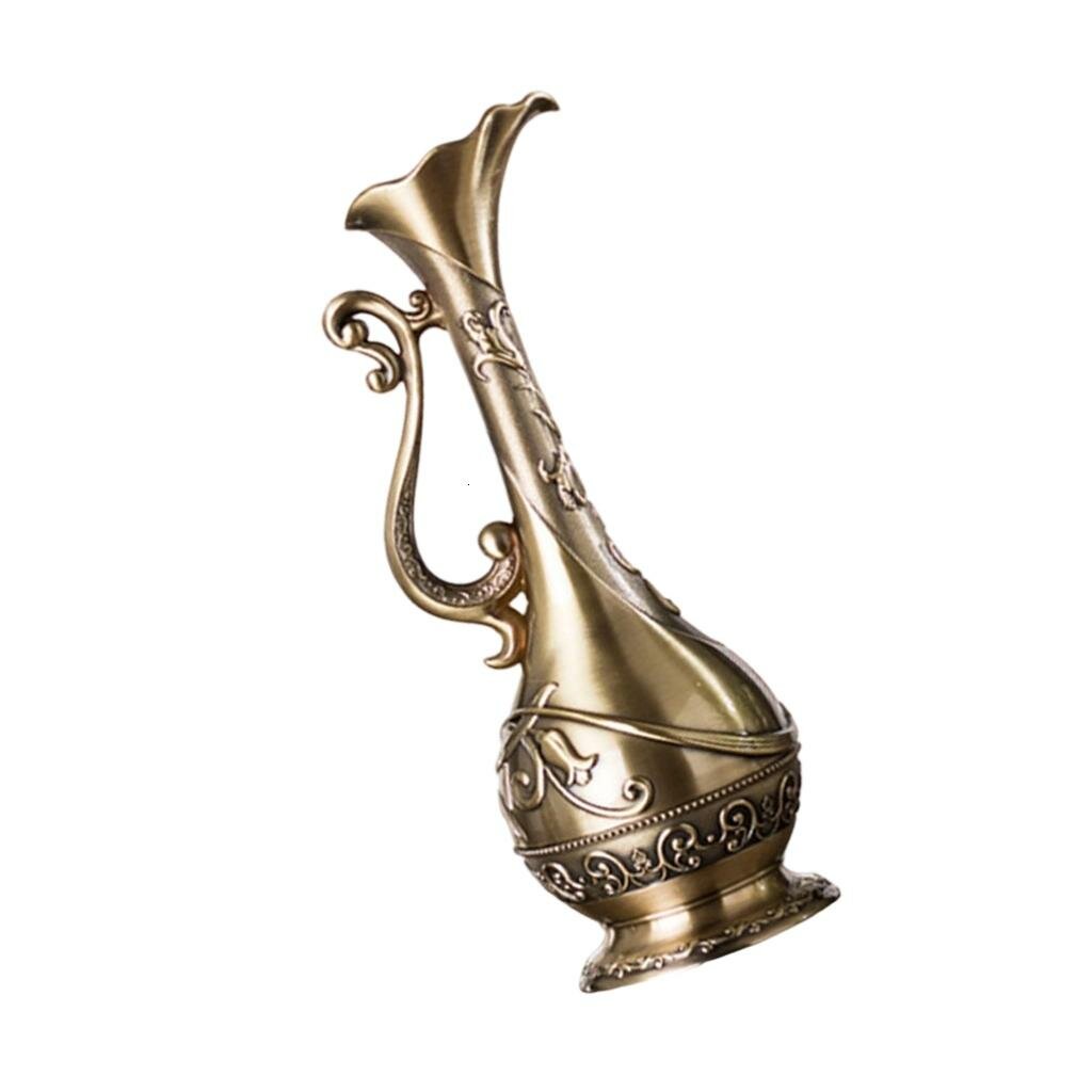 Декоративная 3D геометрическая бронзовая ваза, No. 2