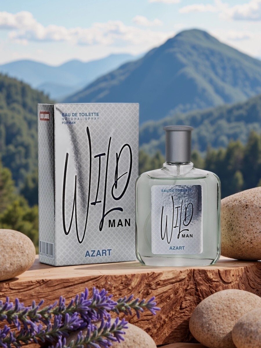 Delta parfum (Red Label). Туалетная вода мужская Wild Man Azart, 100мл.