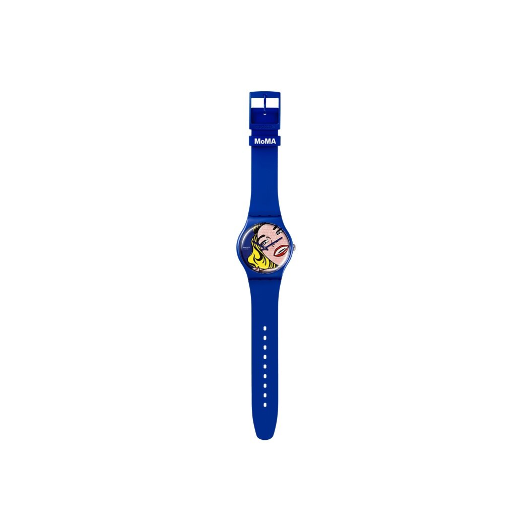 Наручные часы Swatch, синий — фото 1