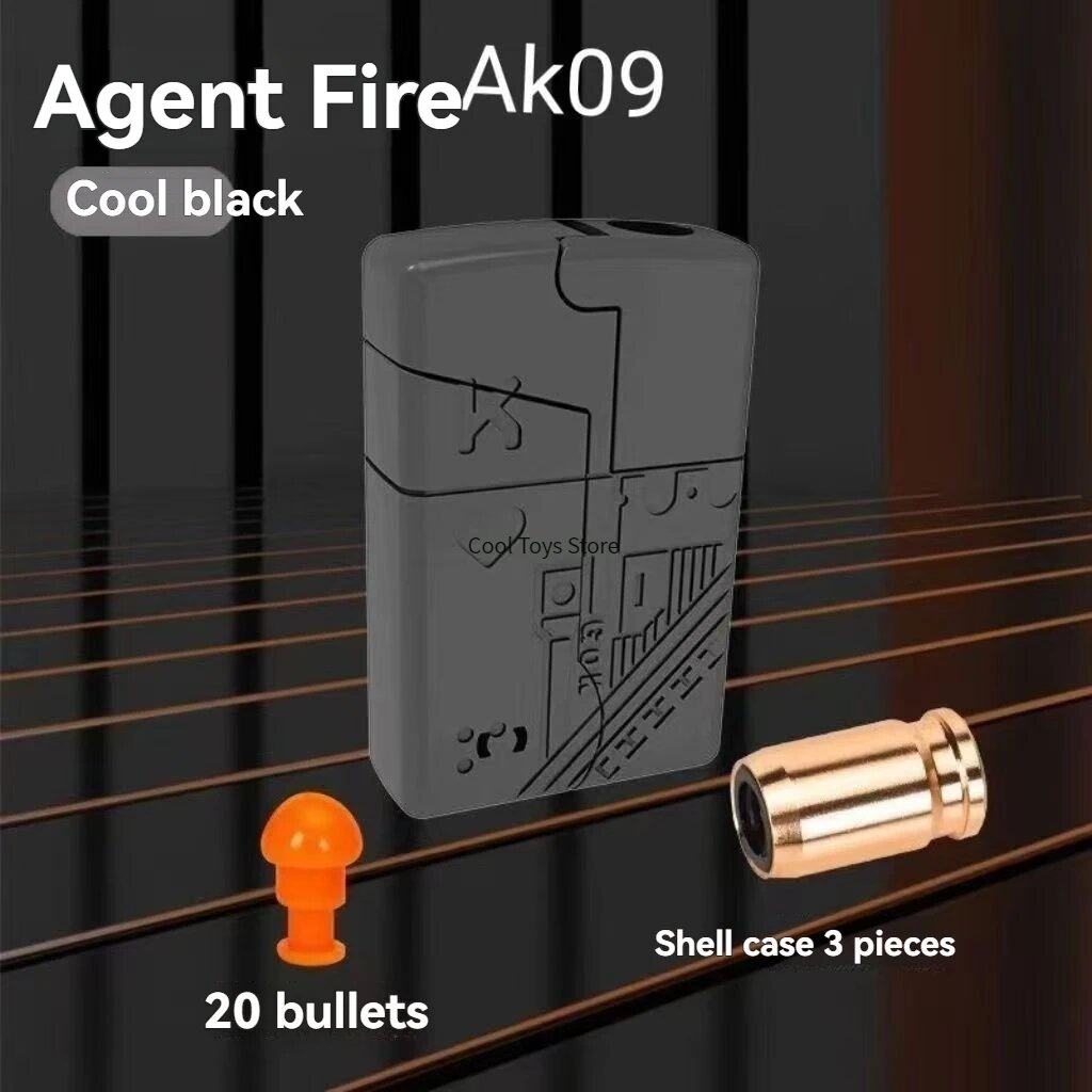 Игрушечный пистолет Agent Fire AK09 черный