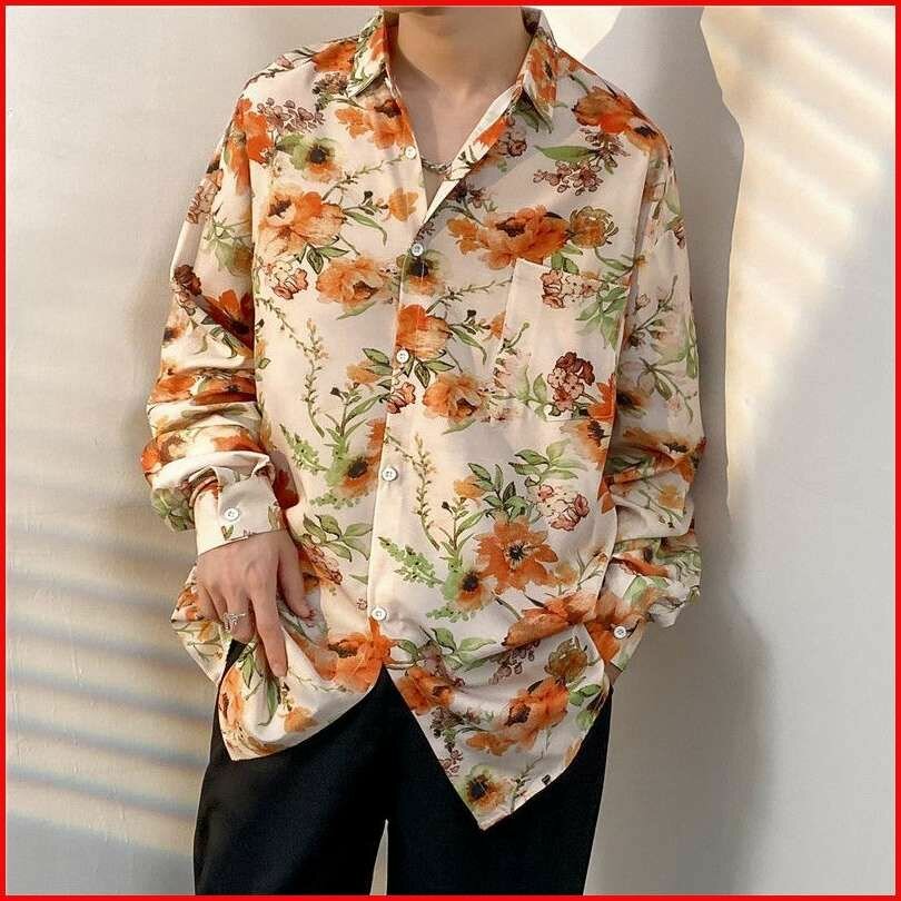 Рубашка гавайская рубашка