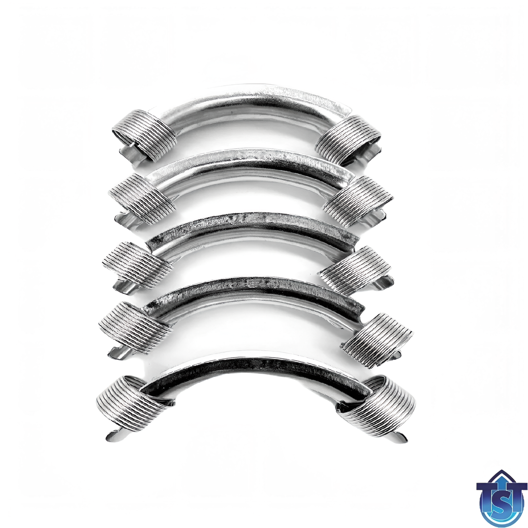 Уголок фиксатор поворота на 90 с кольцами, для труб 16-18 мм TST 5-штук