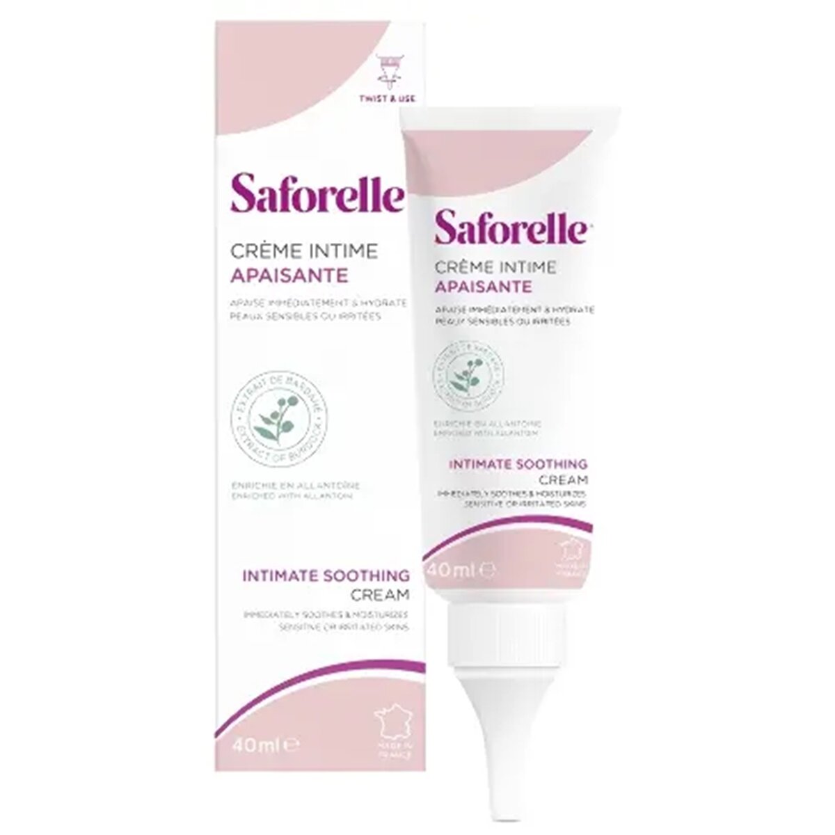 Крем-эмолент Saforelle, для интимной зоны, гипоаллергенный, 40 мл