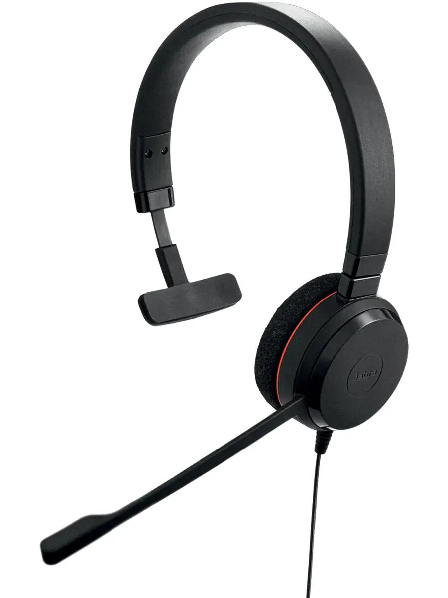 Наушники с микрофоном EVOLVE 20 черный 2 м накладные