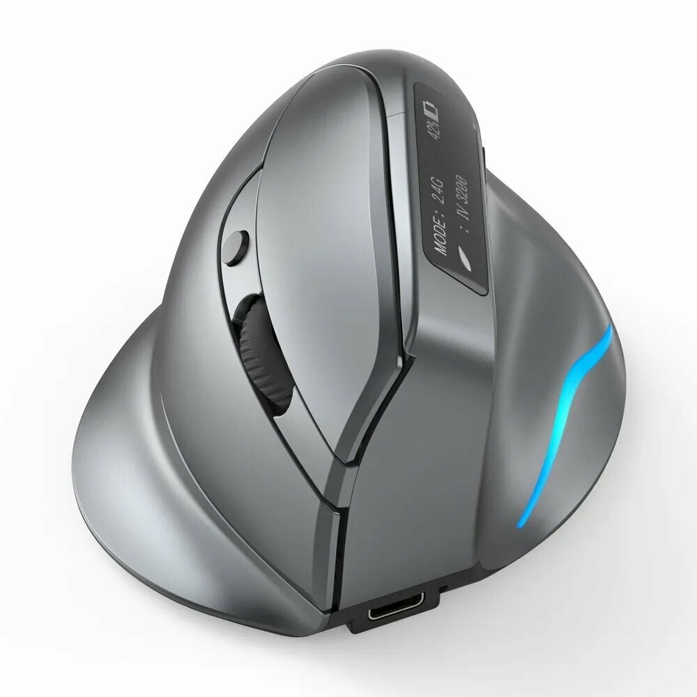 ZELOTES Игровая мышь, темно-серый