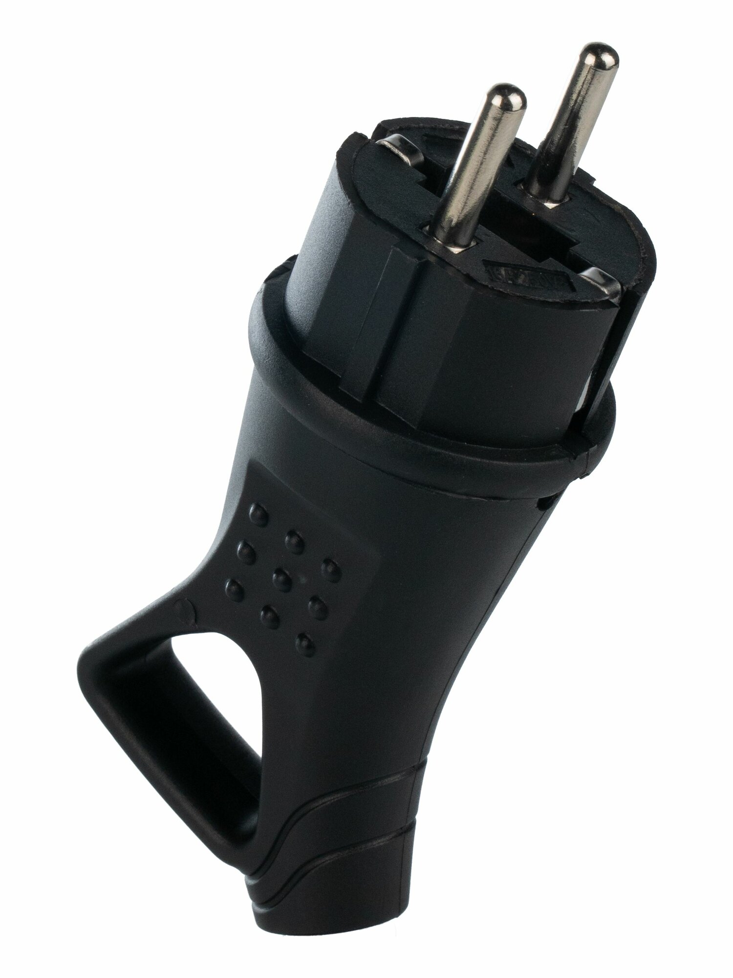 Вилка для удлинителя Filum FL-PLUG-P-EU-IP44-BK Push-pull 2P+PE 16A 250В IP44 переносная, чёрная
