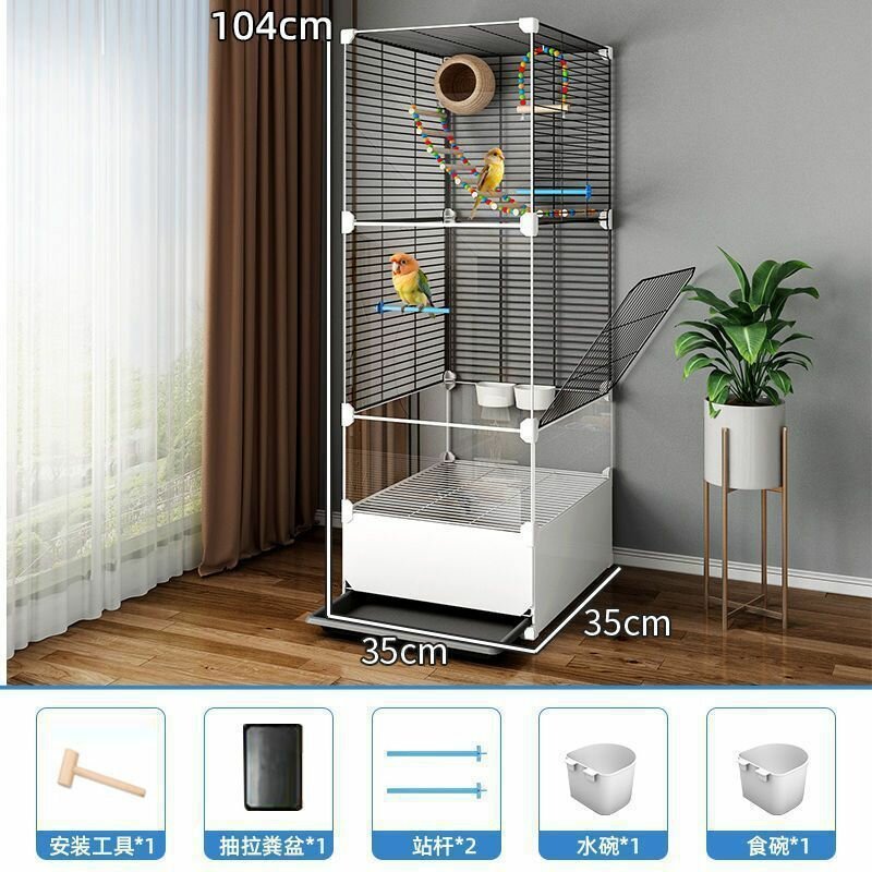 Клетка для птиц, клетка для попугаев, клетка для волнистых попугаев, клетка для корелл, большая роскошная вилла, маленькая клетка для птиц, защищенная от солнца, для домашнего использования
