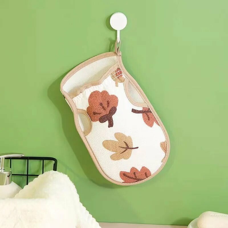 Мочалка варежка рукавица для пилинг для душа, ванны, бани