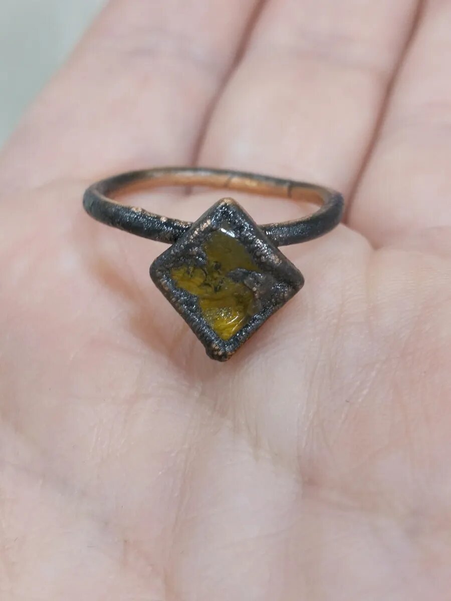 Печатка, тигровый глаз