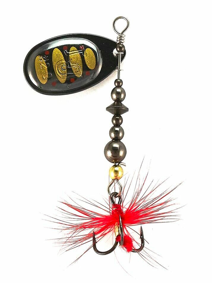 Блесна вращающаяся LUCKY JOHN BONNIE BLADE 2, расцветка 005, вес 4,3 г, размер #2 / Блесна для рыбалки на щуку, окуня