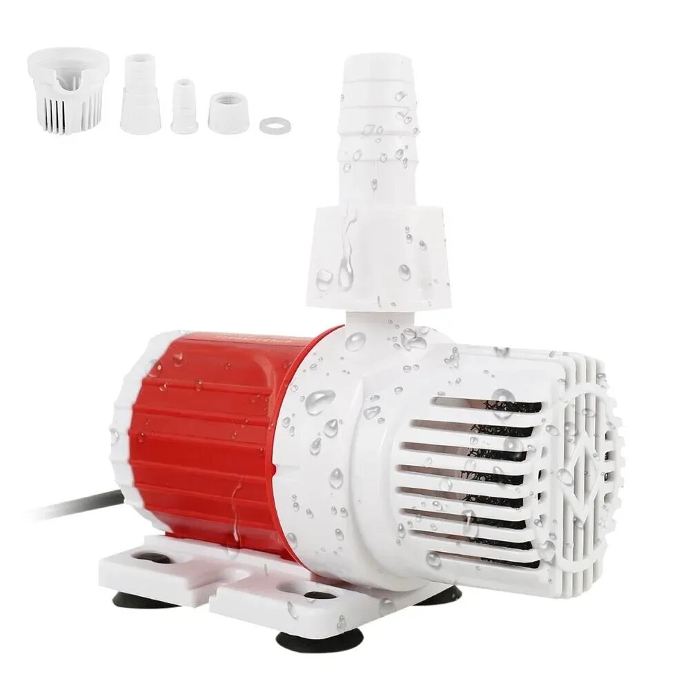 Водяной насос, 12 Вольт (DC 12V), 19 Ватт, 800л/ч, высота подъема 5 м, подключение 1/2"