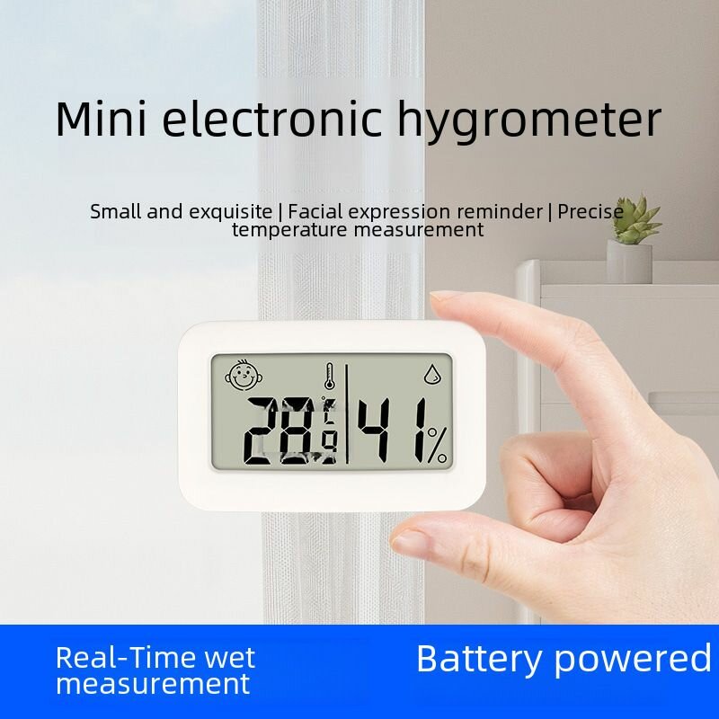 Гигрометр термометр комнатный метеостанция для детской комнаты, спальни, кабинета / Погодная станция / Цифровой термометр