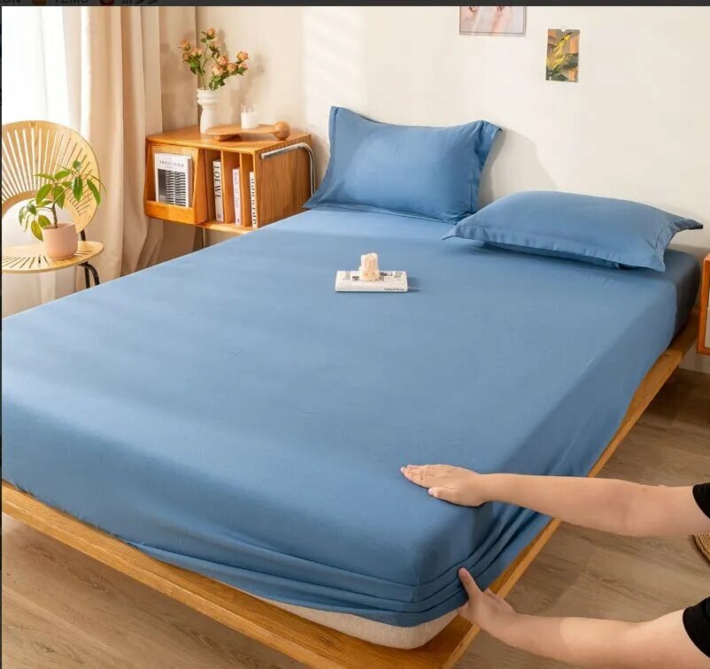 IKEA Наматрасник 90x190х30см темно-синий