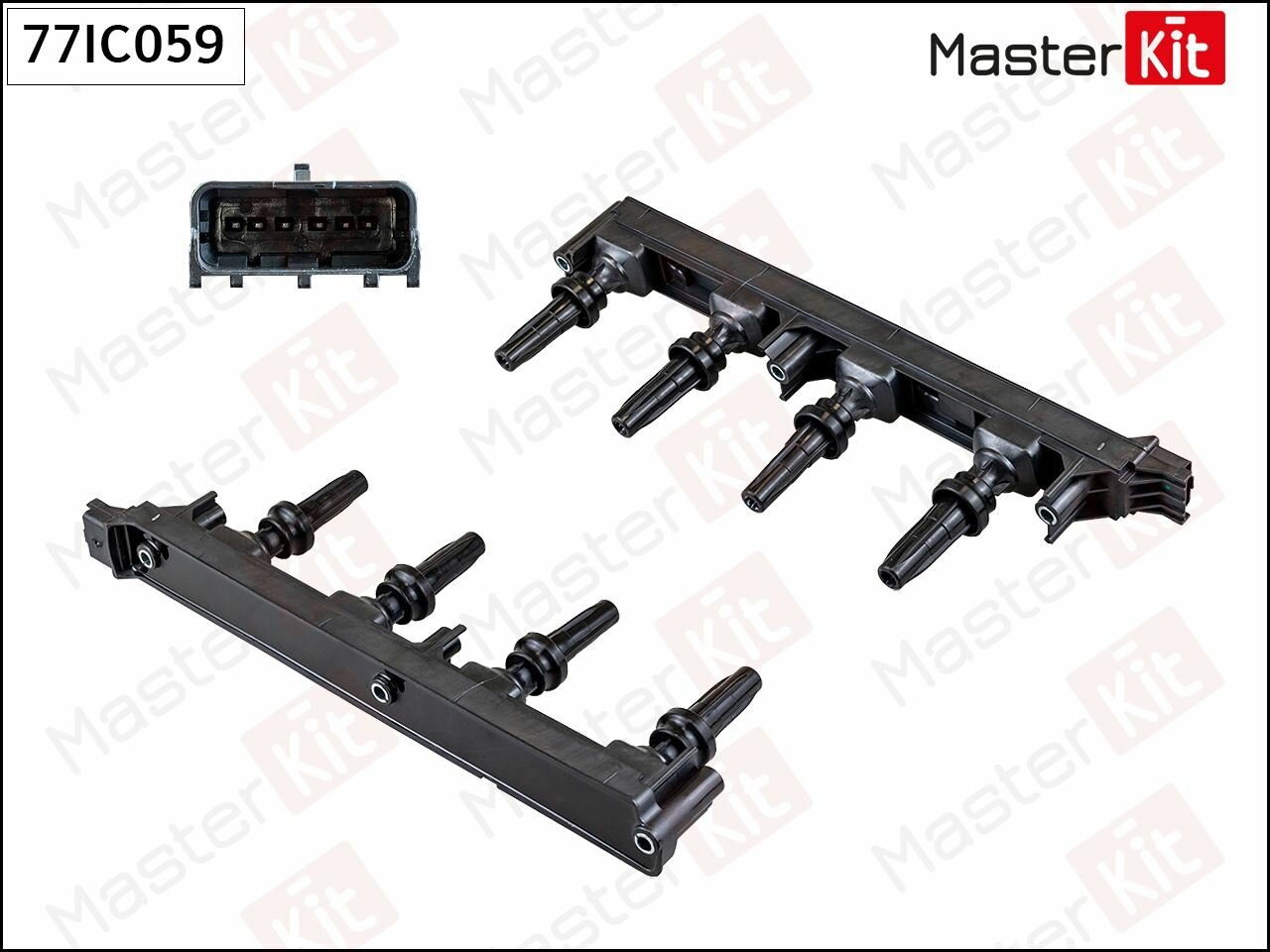 Катушка зажигания Citroen C4C5 IIIJumpy 04-Peugeot 307308407Expert 00- MasterKit 77IC059