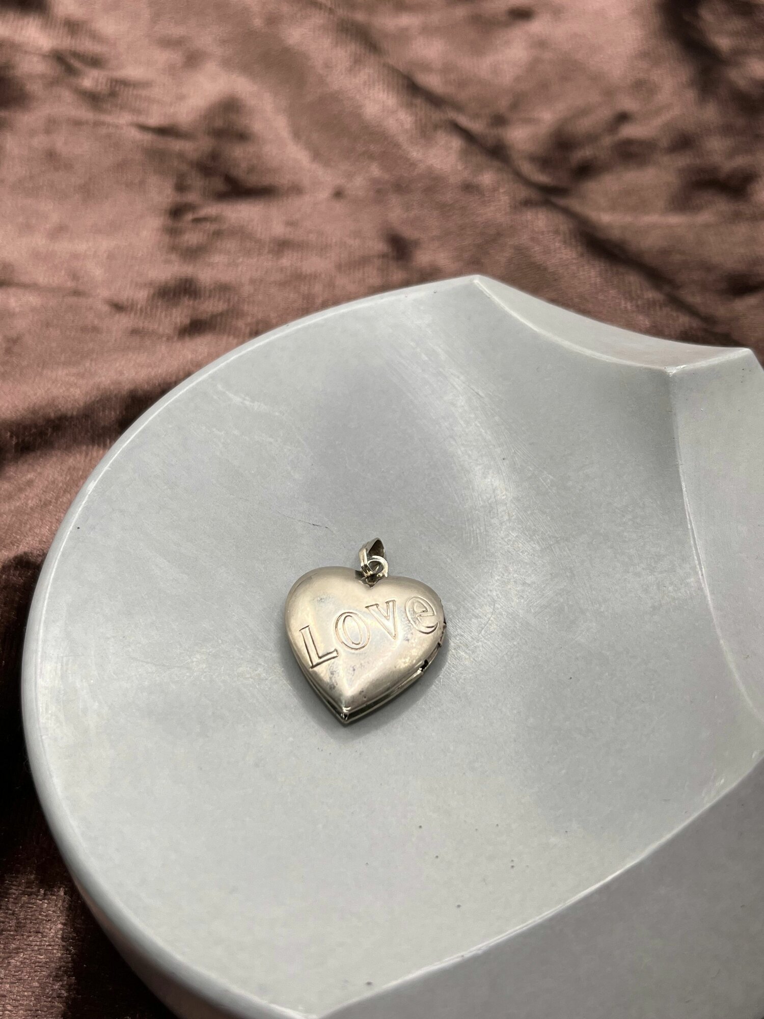 Винтажный кулон, подвеска в виде сердца