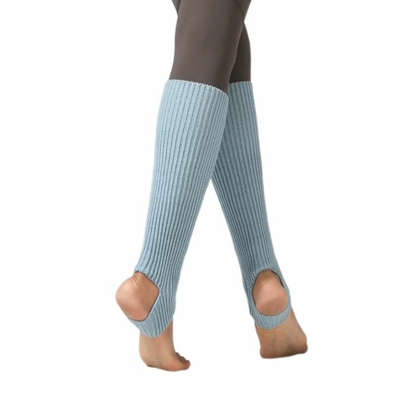 Женские гетры-носочки для танцев и йоги, Глубокая вода синего цвета