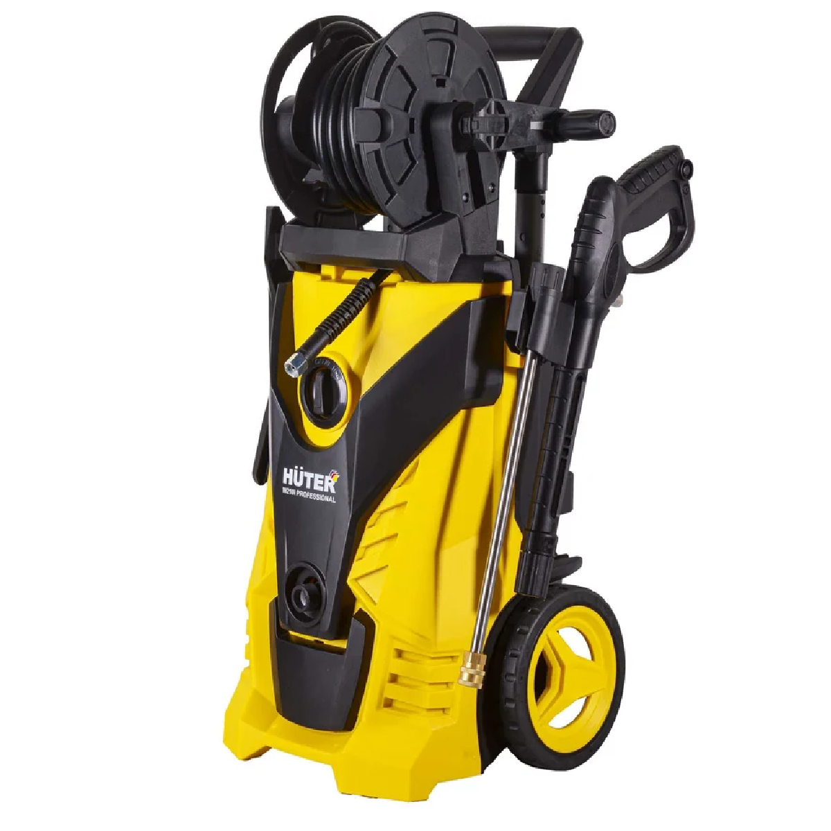 Мойка высокого давления Huter W210i PROFESSIONAL, 2.6 кВт, черный/желтый