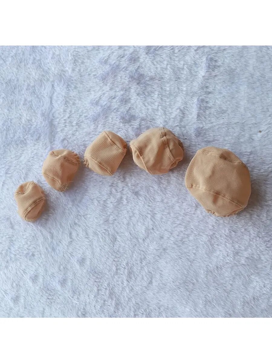 Парик для куклы BJD (маленькая ткань, телесный)