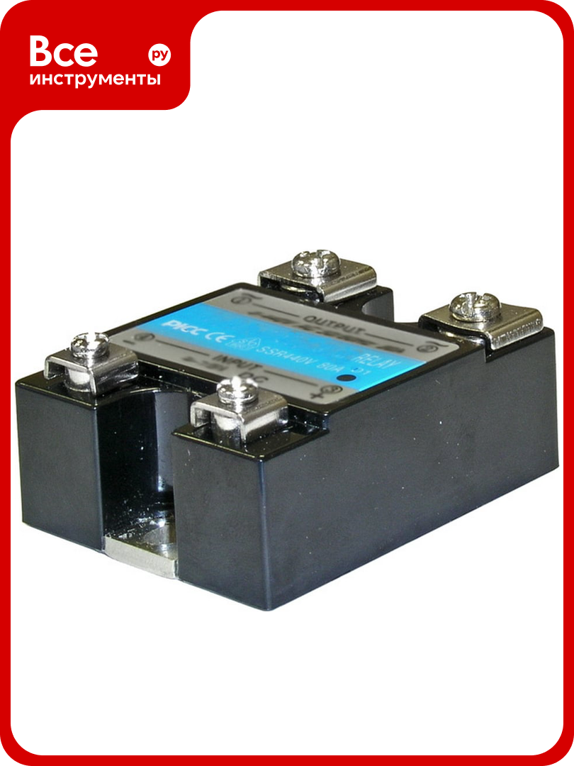 Твердотельное реле: SSR-1 RUICHI 440V 25A (R)A4 (90-280v) 69399