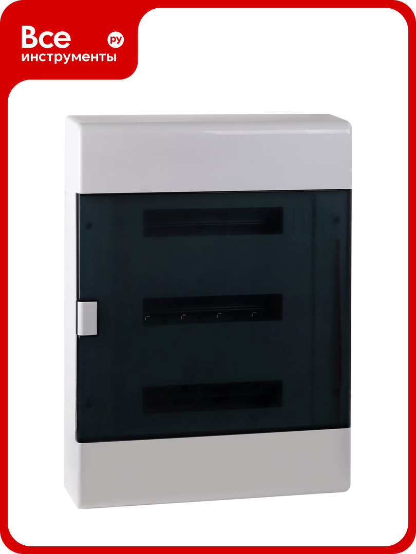 Щит навесной Рувинил серии Тусо на 54 модуля белый 648x116x468 мм 68054